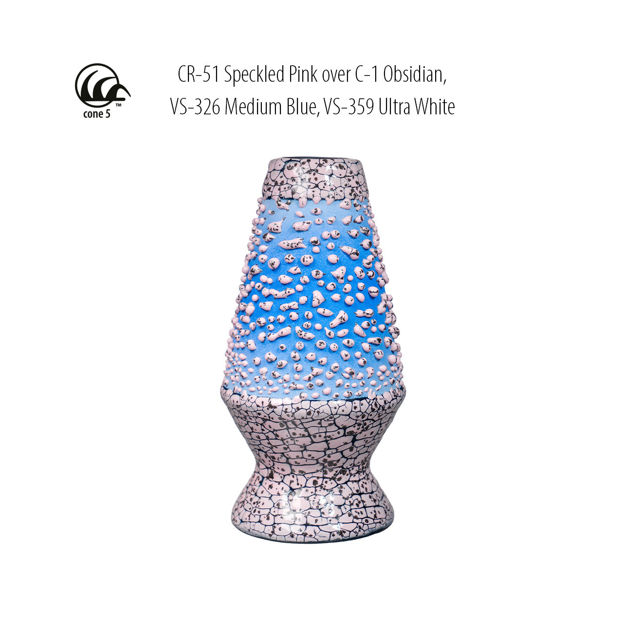 keramikbedarf.net Onlineshop - CR-51 Speckled Pink