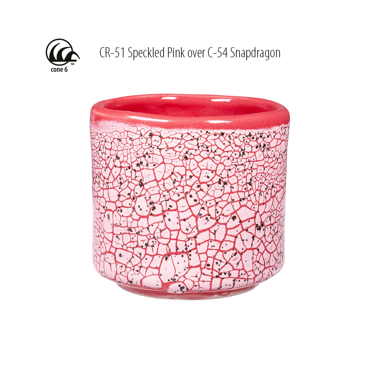 keramikbedarf.net Onlineshop - CR-51 Speckled Pink